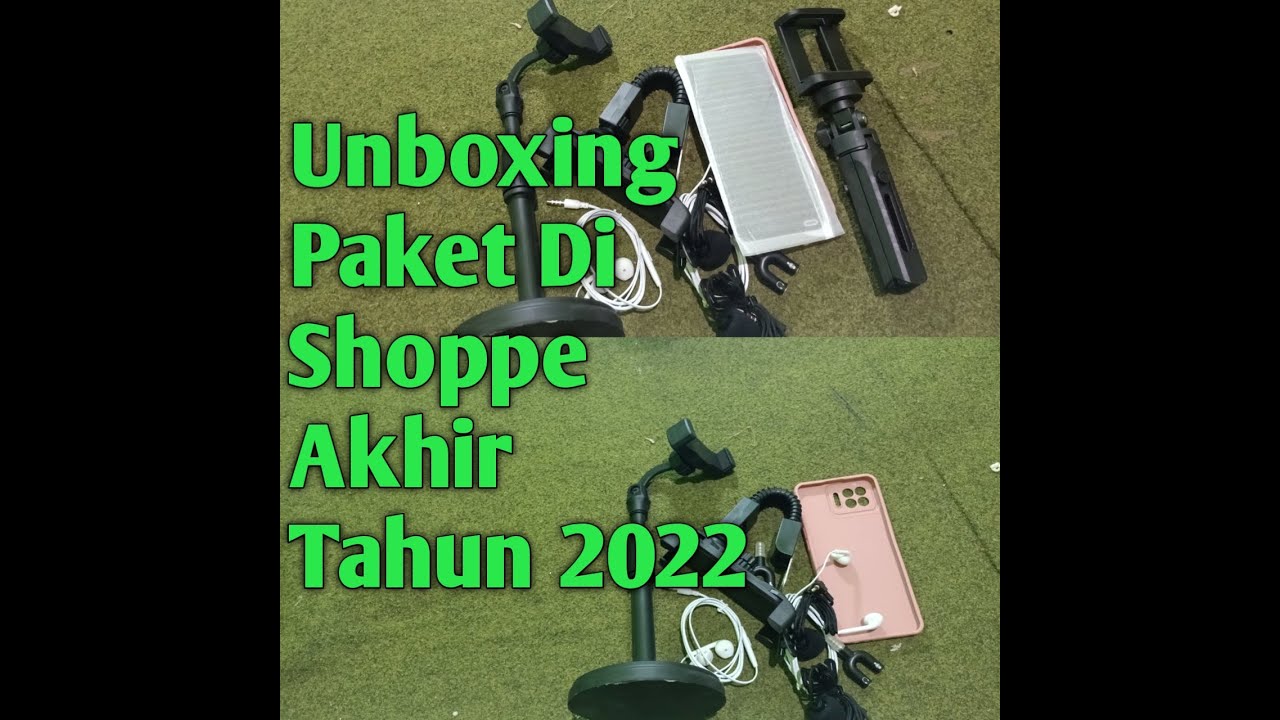 Unboxing Paket Di Shoppe Akhir Tahun 2022 - YouTube