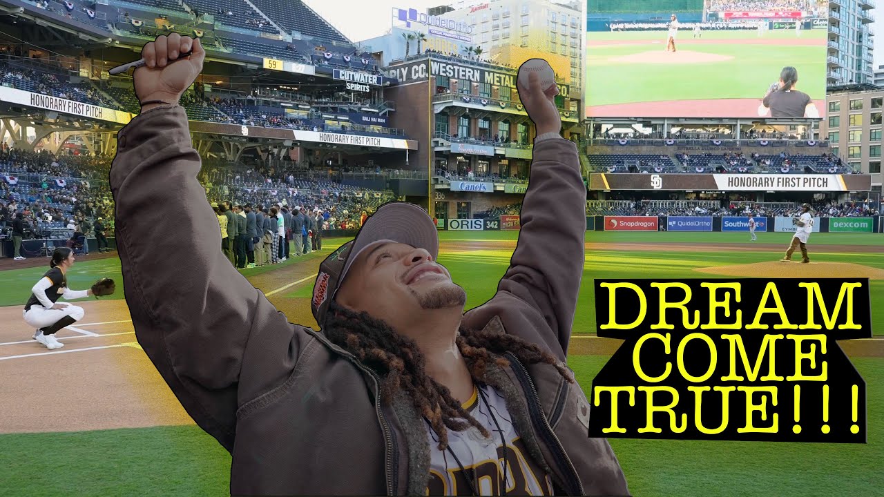 SD Padres - First Pitch - YouTube