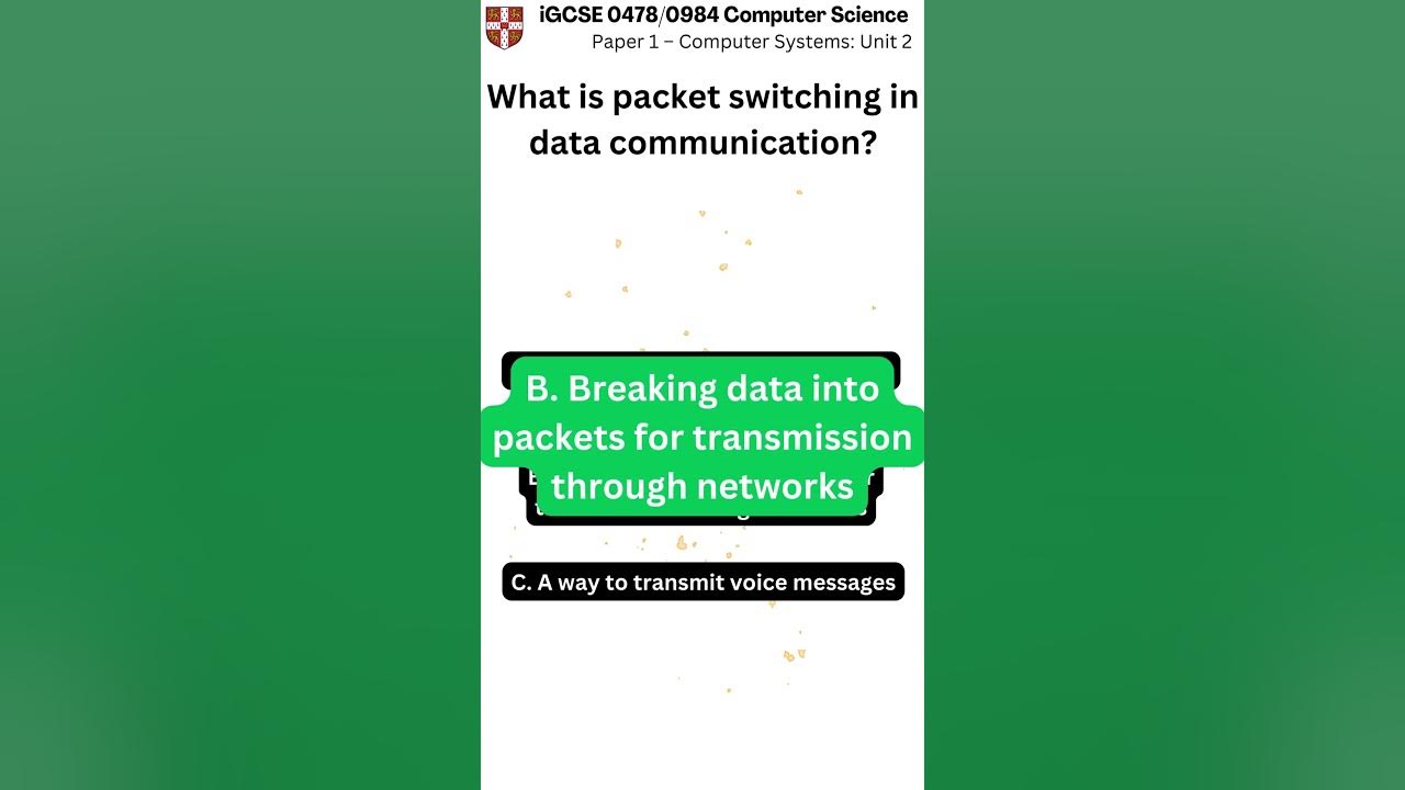 iGCSE Computer Science 0478 0984 Paper 1 Unit 2 q018 v1 - YouTube