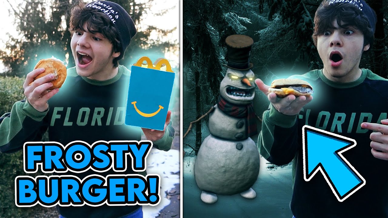 DO NOT ORDER THE FROSTY THE SNOWMAN HAPPY MEAL AT 3 AM!! (FROSTY BURGER ...