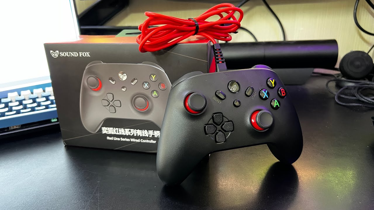 SoundFox Red Line Series Wired Controller SE3112 - YouTube