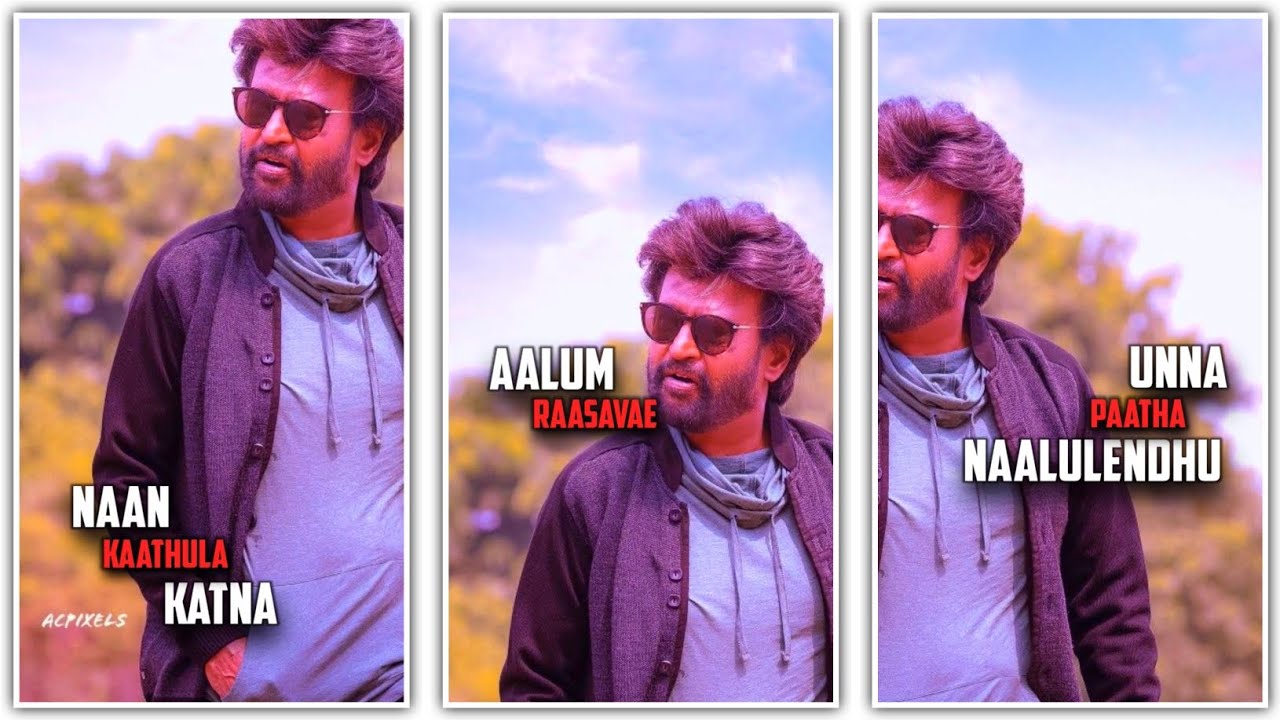 Instagram Trending Kaathadi Song Lyrical Video Editing In Alight Motion ...