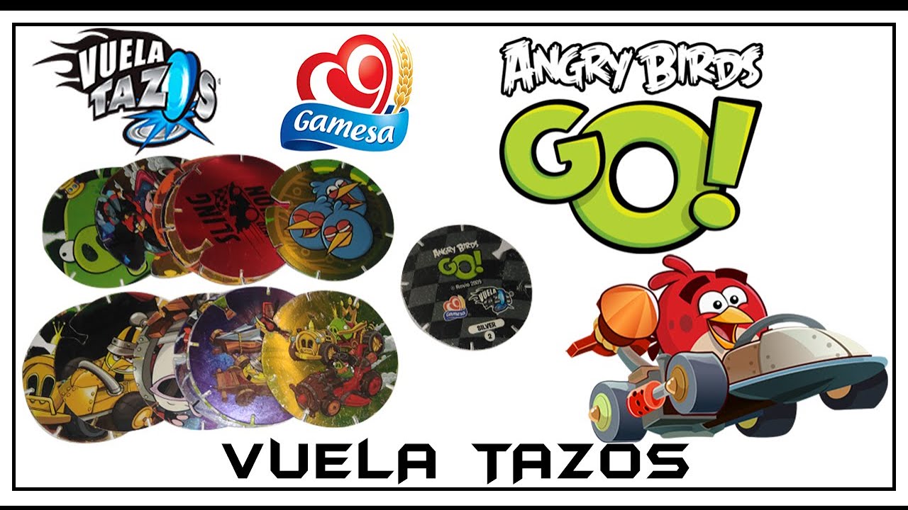 Vuela Tazos Angry Birds Gamesa - YouTube