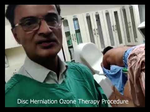 Disc Herniation Ozone Therapy Complete Procedure By Dr.Yousuf Memon - YouTube