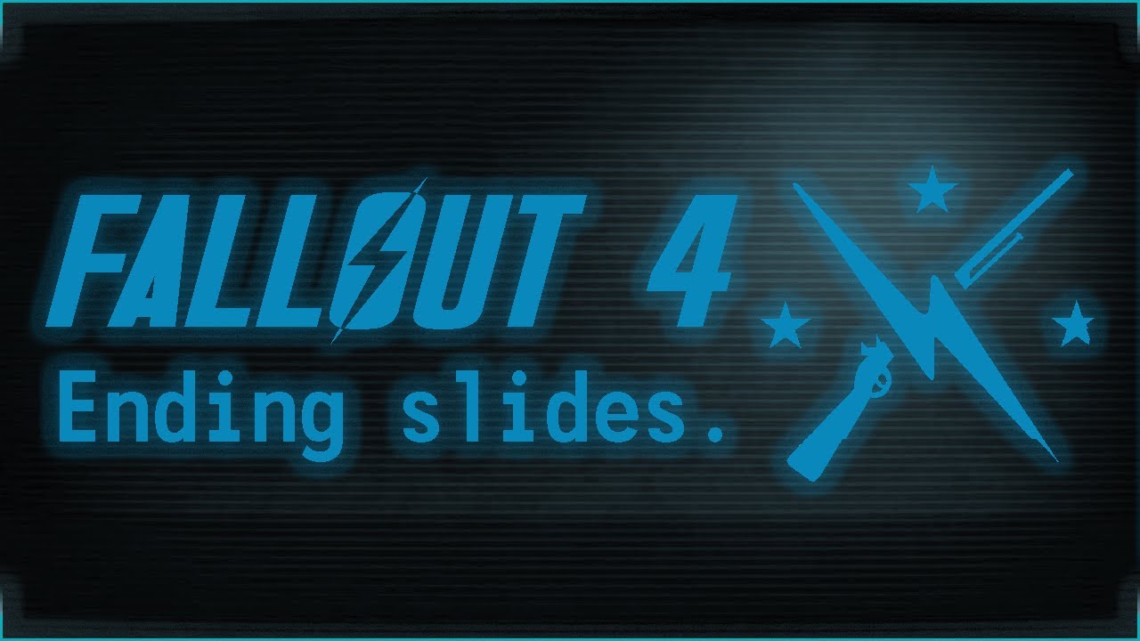 Fallout 4 SS2: full ending slides. NV style. - YouTube