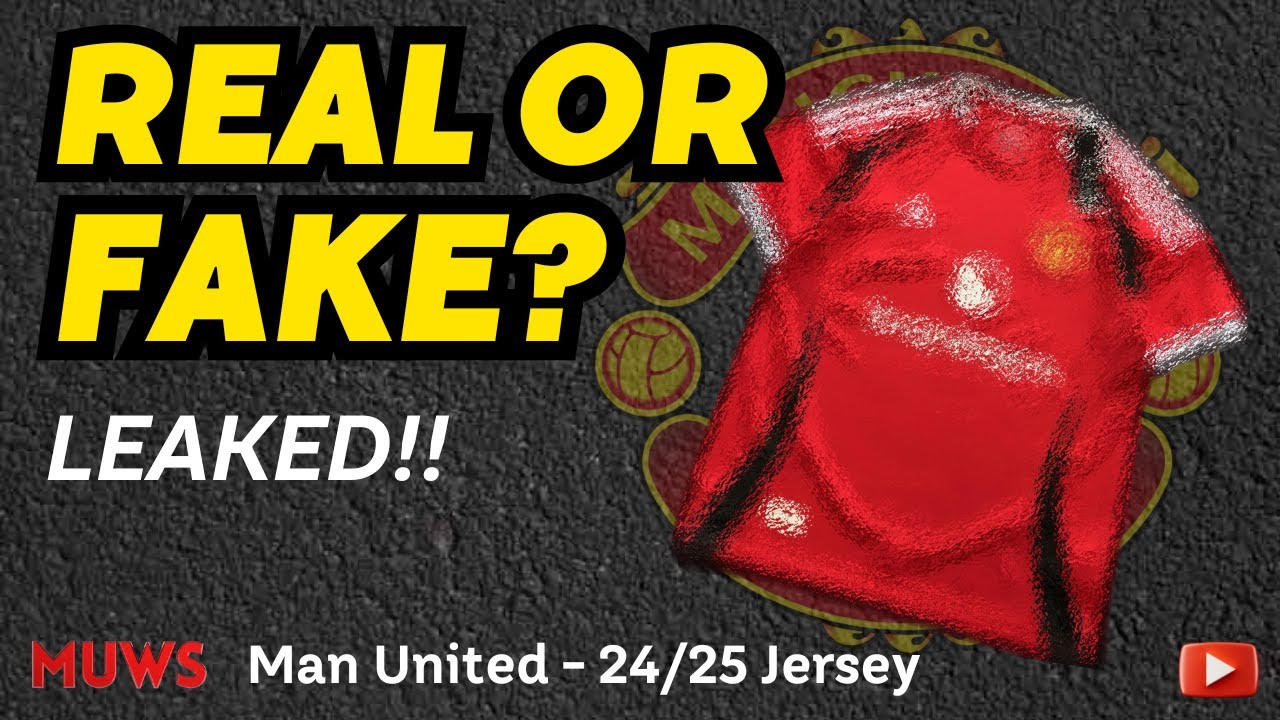 New Manchester United Jersey 24/25 or Fake? - YouTube