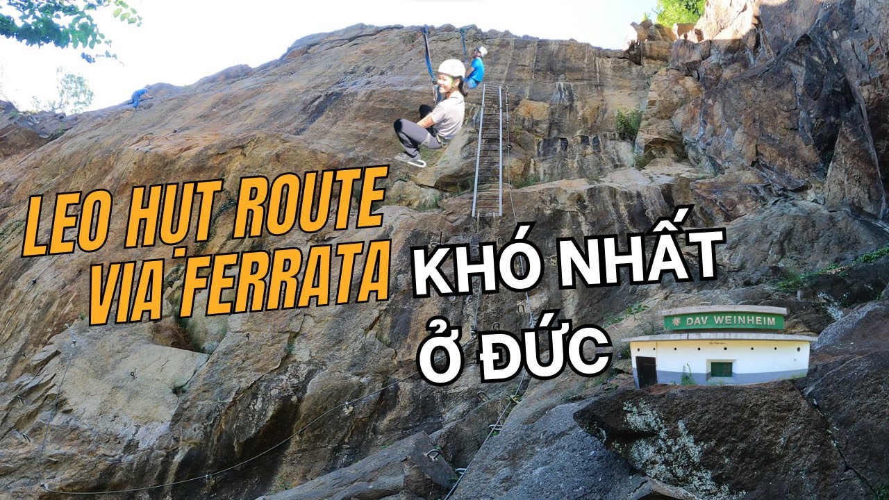 Vlog #5 Thử Leo Route Via Ferrata Khó Nhất Ở Đức - YouTube