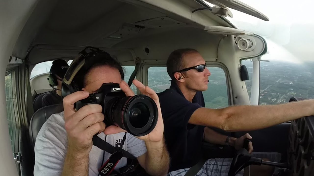 Lightning / Storm Chasing In A Plane - Miami, FL Thunderstorms 2015 ...