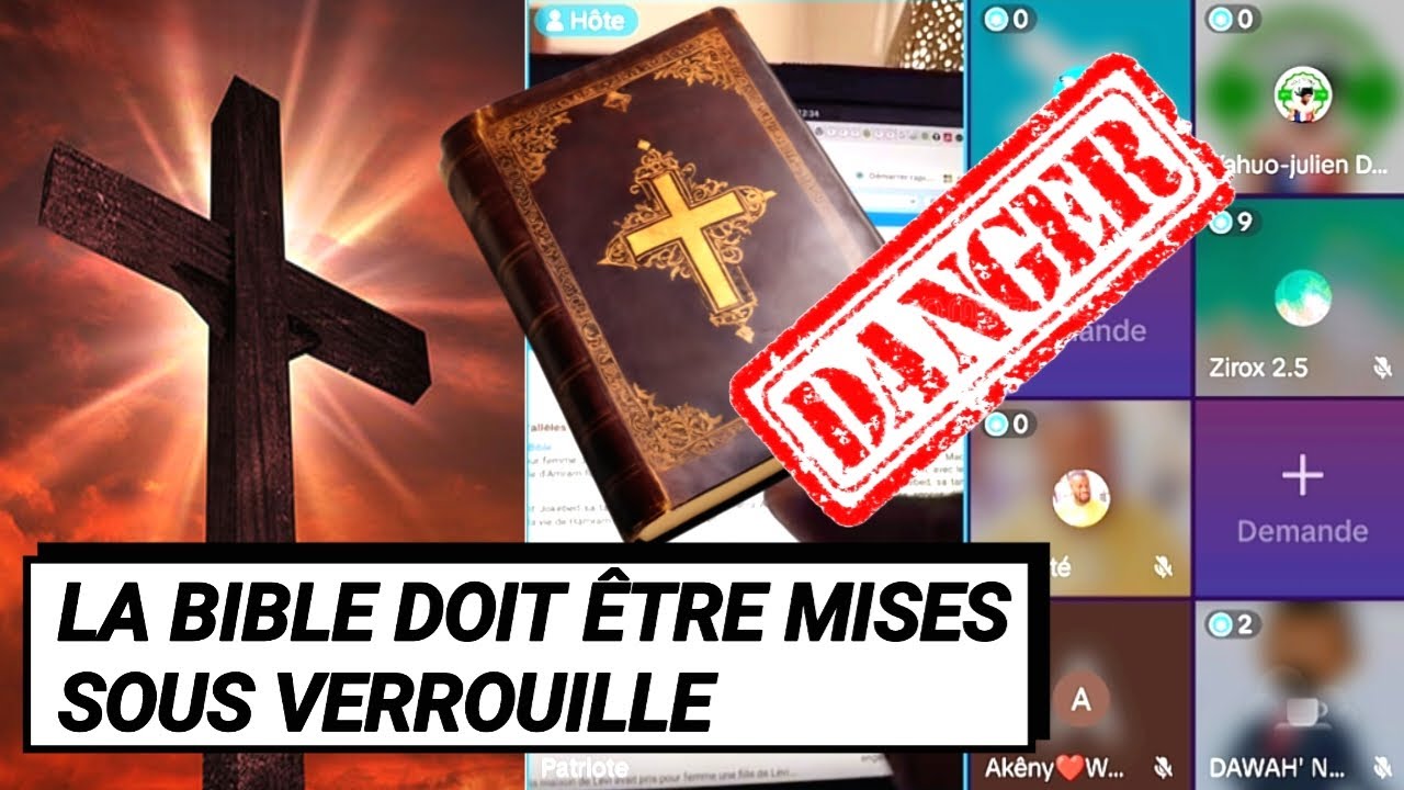 ⛔La Bible est le livre la plus dangereuses elle doit être mises au ...