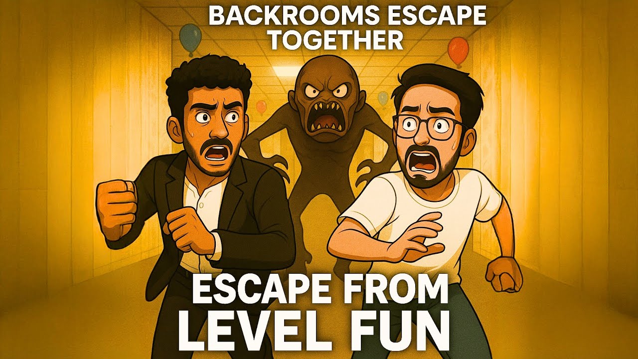LEVEL FUN 💀 BACKROOMS ESCAPE TOGETHER | UNCUT VERSION WITH @moonknight ...
