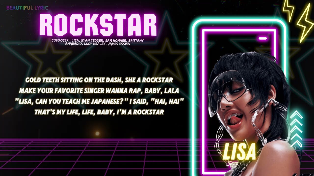 LISA - ROCKSTAR VIDEO LIRIK - YouTube