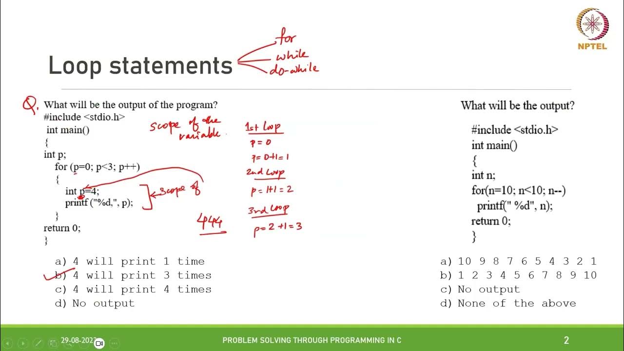 Problem Solving through Programming in C: Problem solving session 5 - YouTube