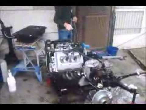 First start overhauled engine Lancia Fulvia v4 - YouTube