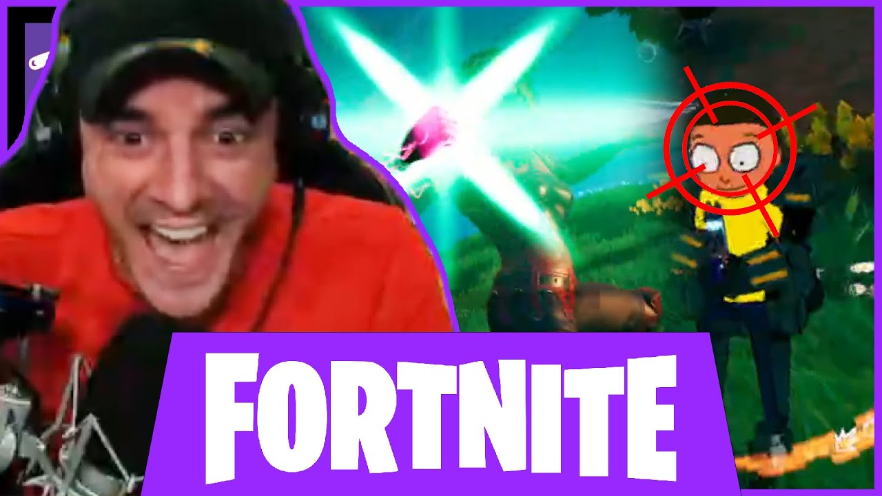Dan cannot control his laugher with his best Fortnite kill EVER - YouTube
