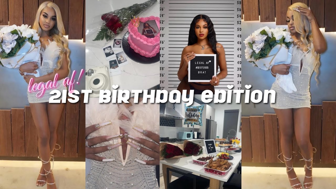 21ST BIRTHDAY VLOG | prep photoshoot dinner nights in ATL catered ...