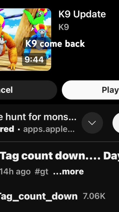 Come back #k9 @K-9 - YouTube