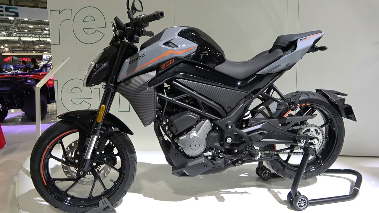 2022 CFMOTO 300NK naked motorcycle walkaround - YouTube