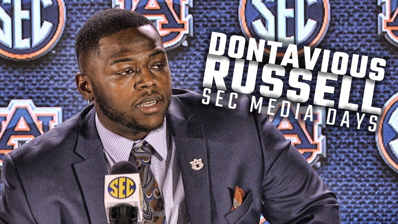 Hear what Auburn DT Dontavious Russell had to say at SEC Media Days ...