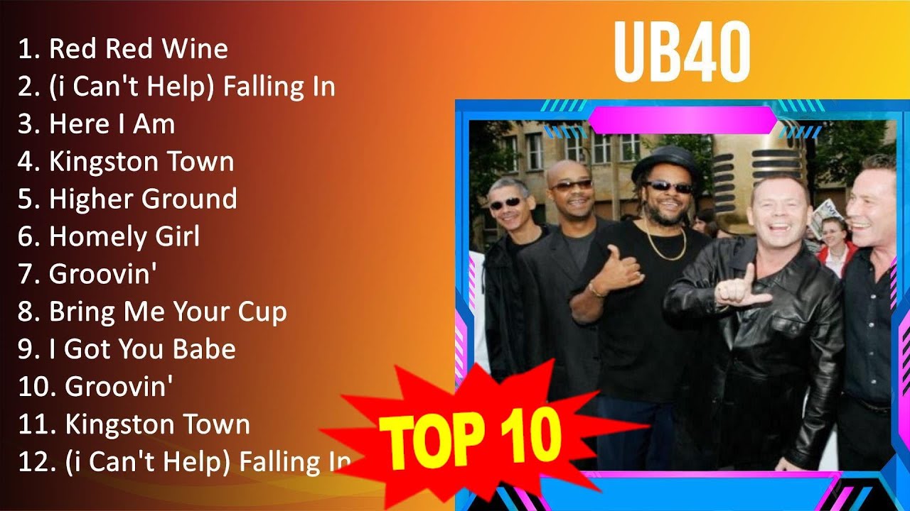 UB40 2023 - Greatest Hits, Full Album, Best Songs - Red Red Wine, (i ...