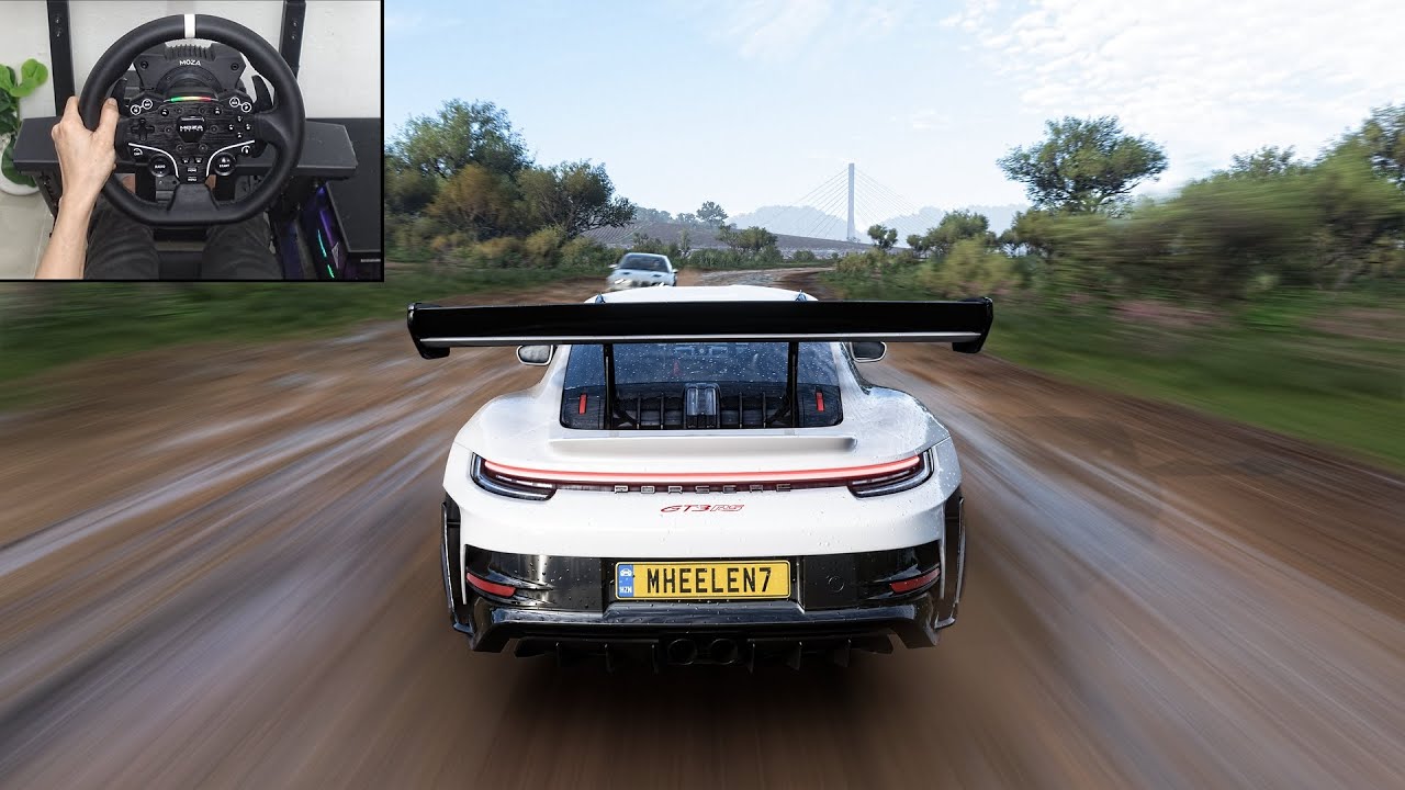890HP PORSCHE 911 GT3 RS -FORZA HORIZON 5-MOZA R5 |STEERING WHEEL ...