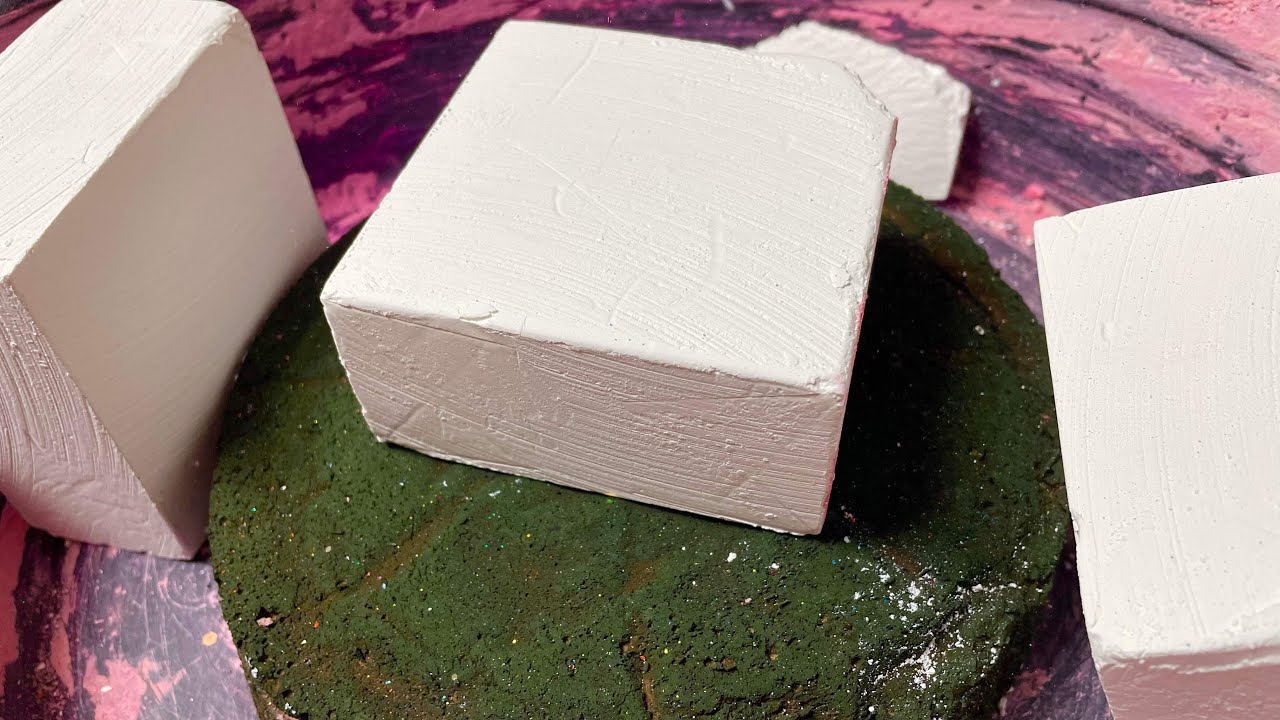 Crispy Chalk Slab with Crunchy Fresh Chalk - YouTube