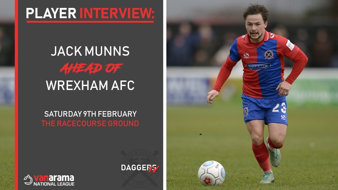 INTERVIEW: Jack Munns Ahead of Trip to Wrexham AFC - YouTube