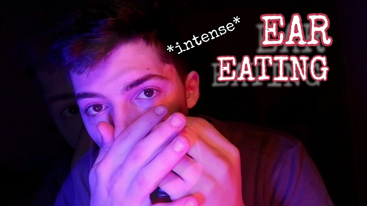 -ASMR- Aggressive EAR EATING sounds (brain melting) - YouTube