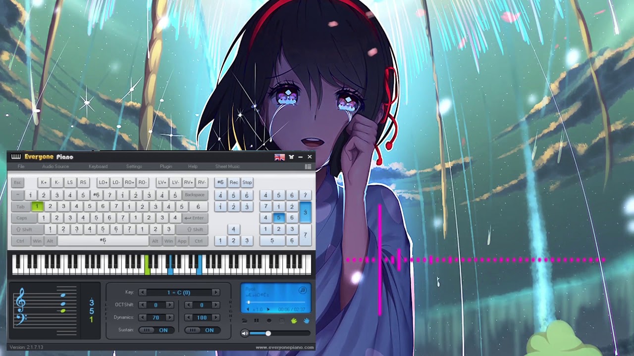 Kataware Doki - Kimi no Nawa | Everyonepiano - YouTube