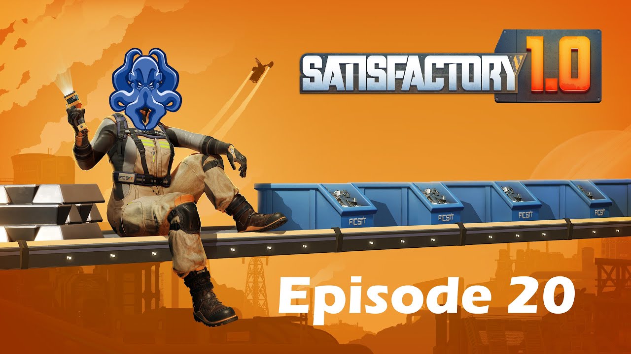 Starting the Road Network - Satisfactory 1.0 - S2E20 - YouTube