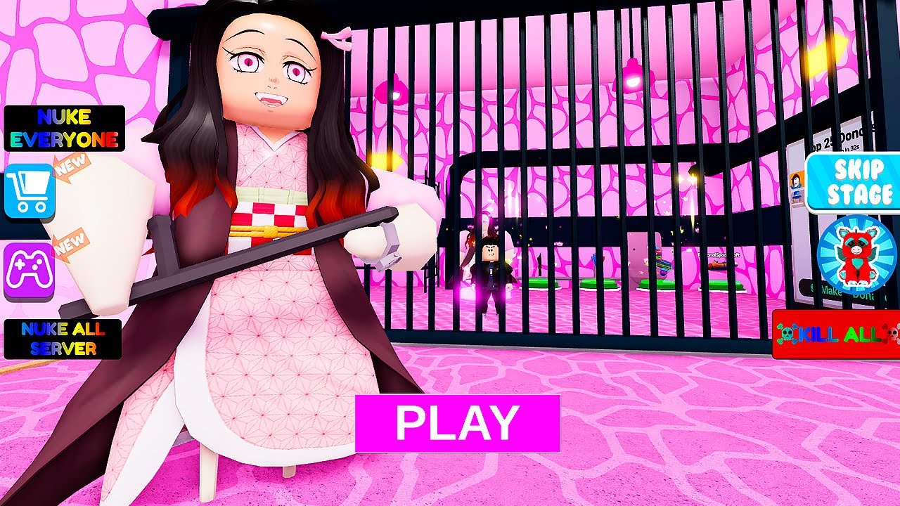 NEZUKO BARRY PRISON RUN OBBY ROBLOX - NEZUKO KAMADO - ROBLOX - YouTube