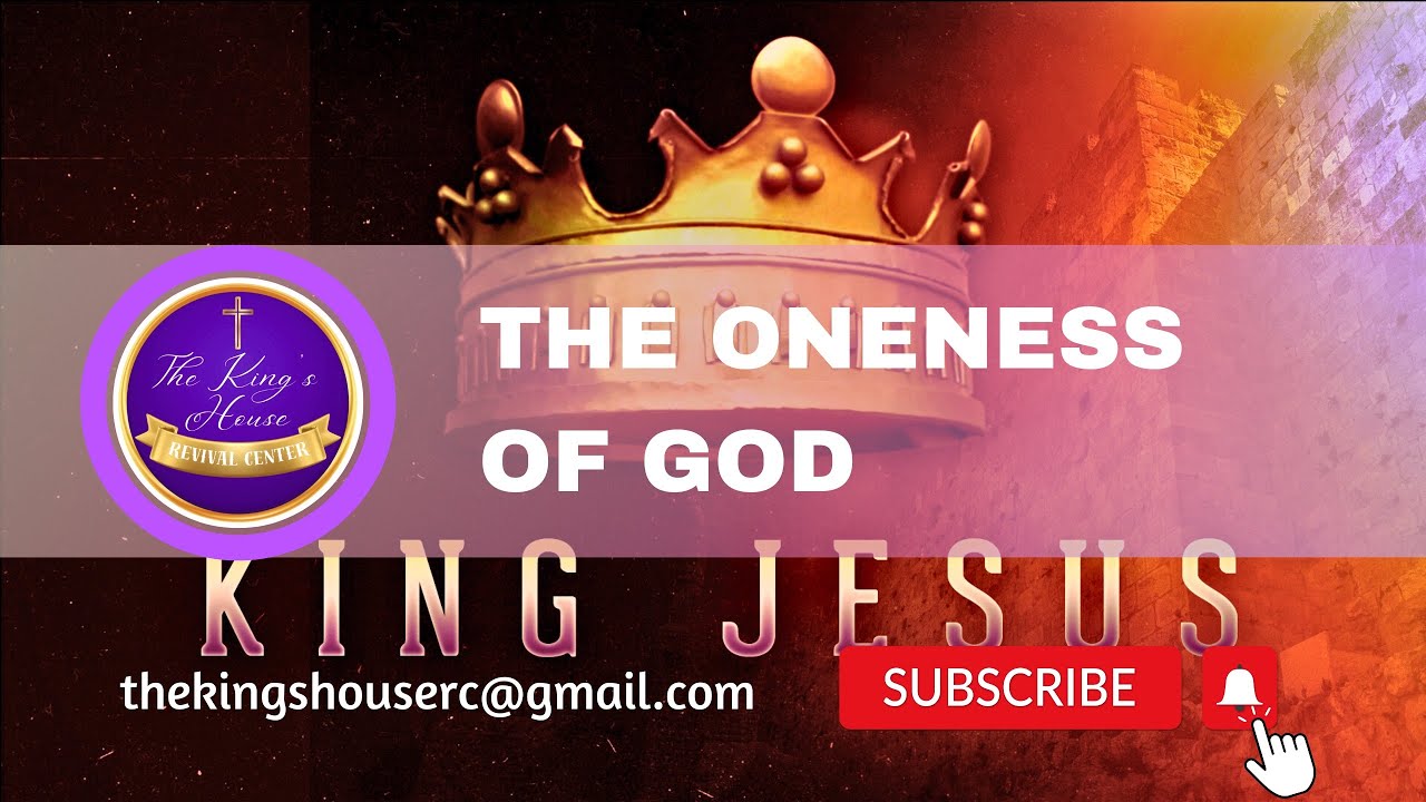 The #oneness of God - YouTube
