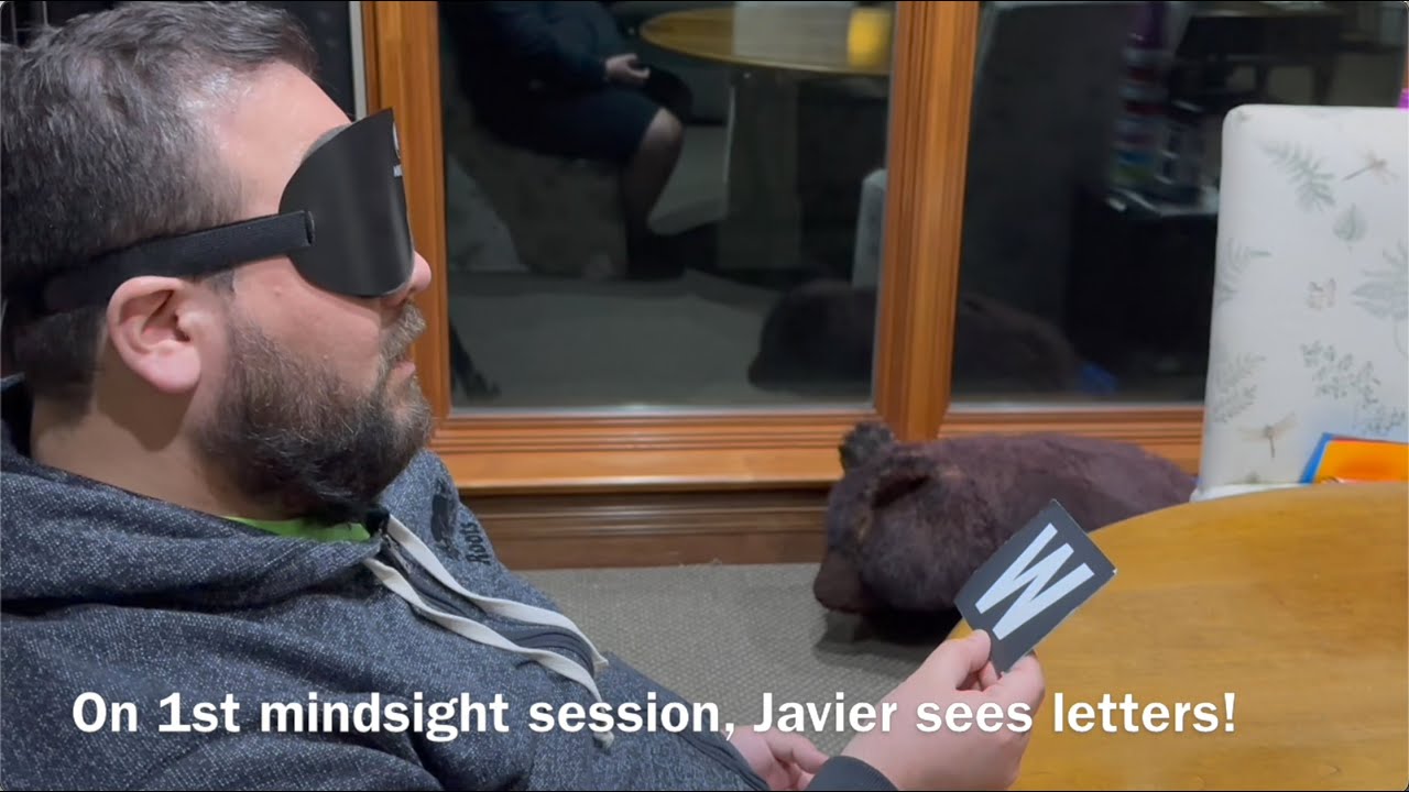 419. With His Mindsight, Blindfolded, Javier Sees Letters, Colors ...
