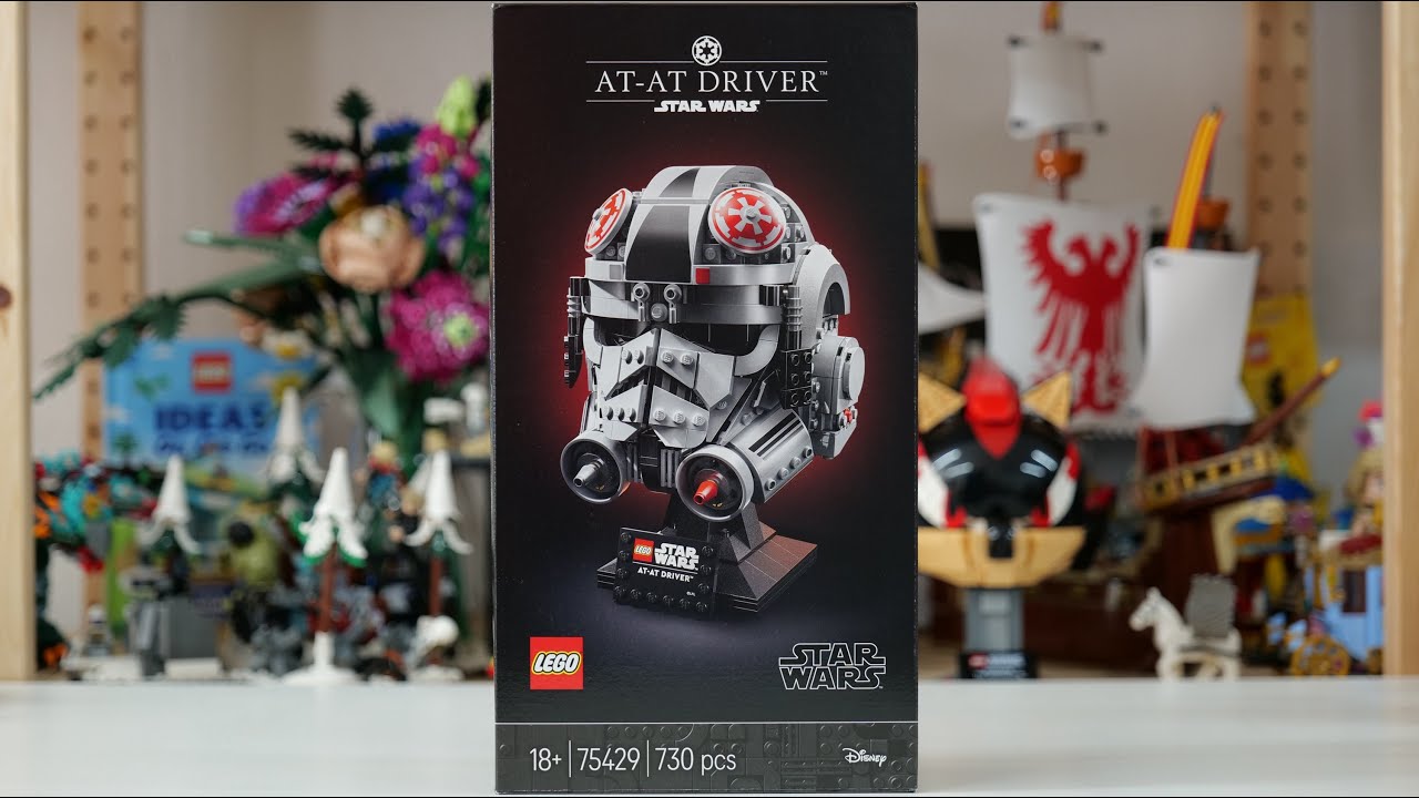 Lego Star Wars 75429 atat driver helmet lego speed build review | Toy ...