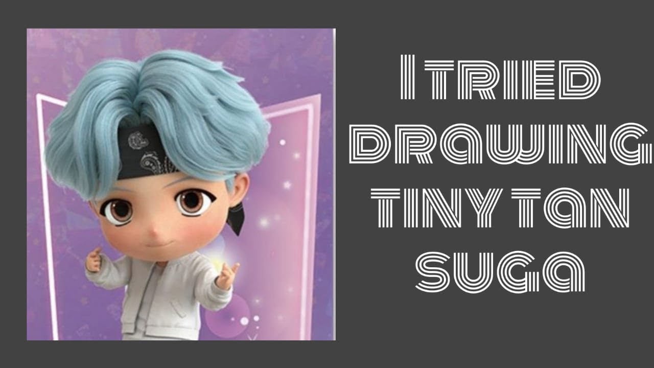 I Tried Drawing Tiny Tan Suga - YouTube
