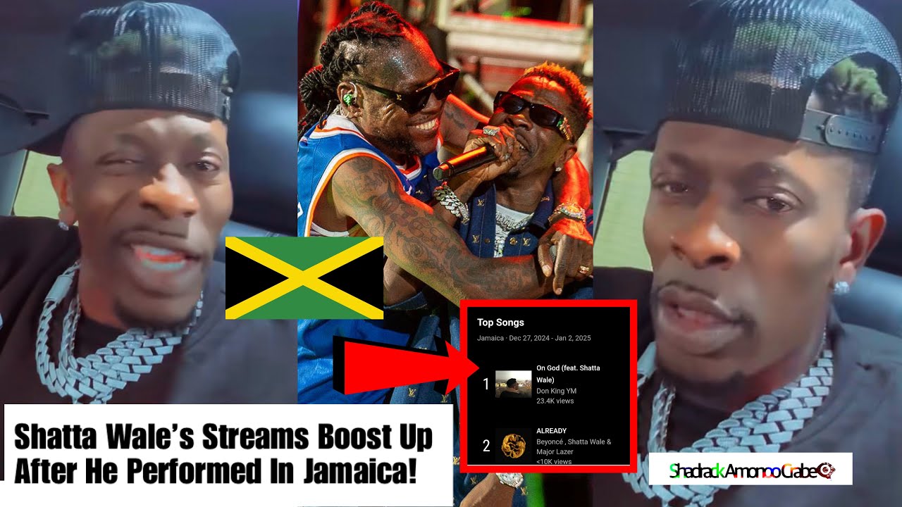Wow! Streams For SHATTA WALE SONGS On His DSP RISE UP!After He ...