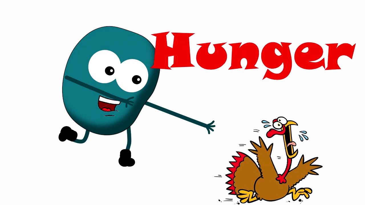 Blue Monster Hunger, Cartoon Animation - YouTube