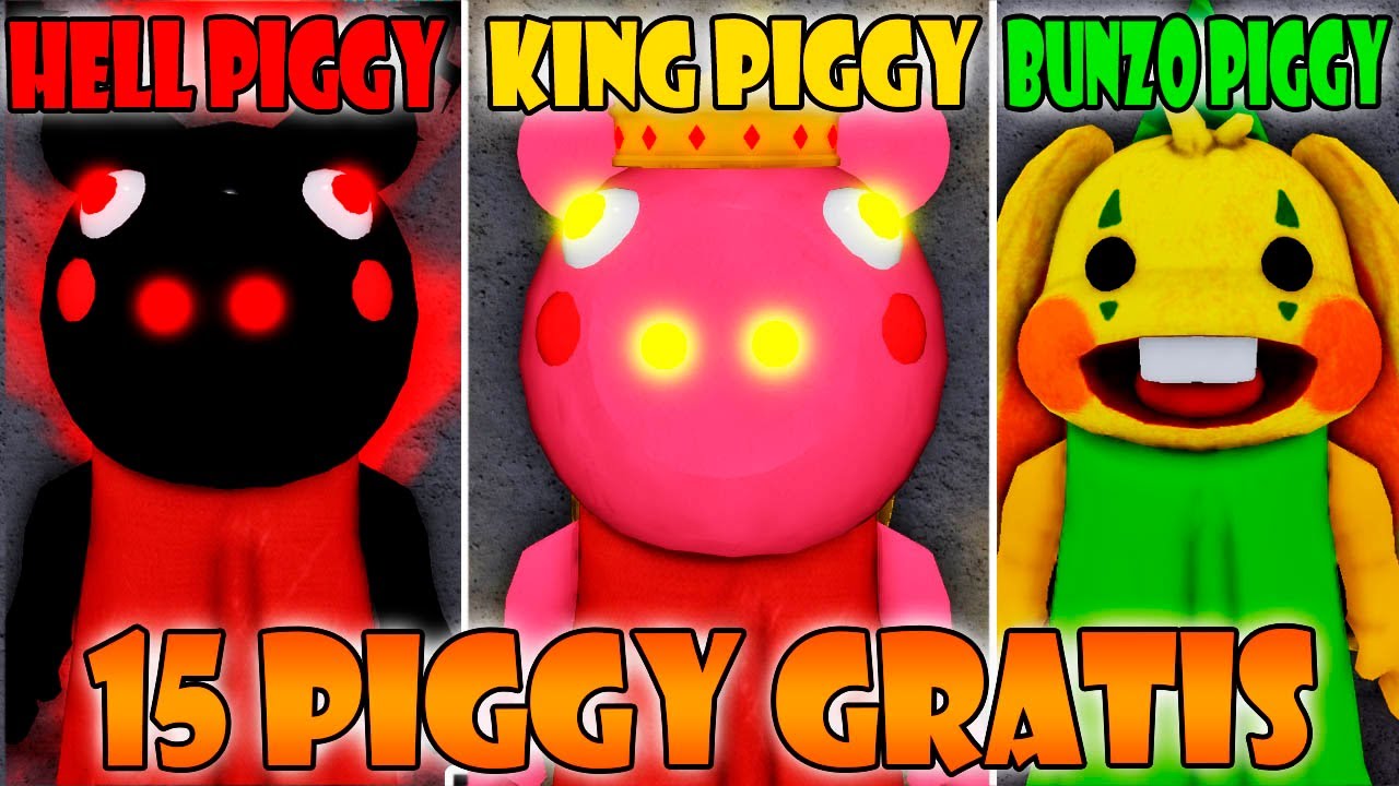 COMO CONSEGUIR LAS 15 NUEVAS FORMAS DE PIGGY GRATIS EN FIND THE PIGGY ...