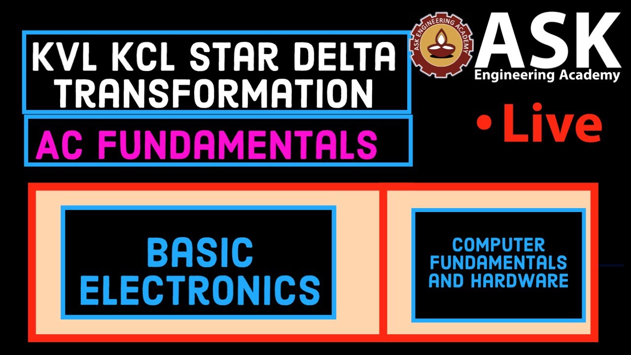 Final Exam Basic Electronics C24 By Ask Engineering Academy Common To C21 C18 Youtube