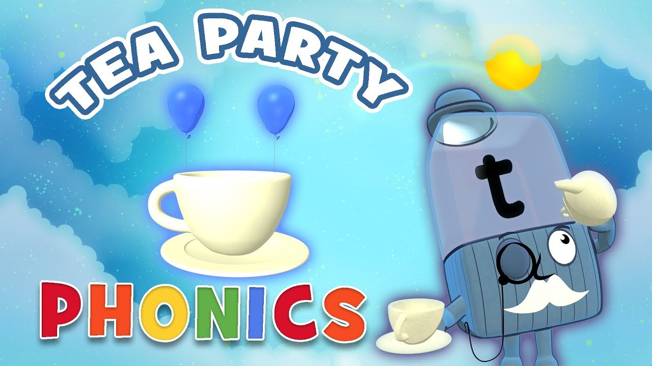 Phonics - Tea Party | Learn to Read | Alphablocks - YouTube