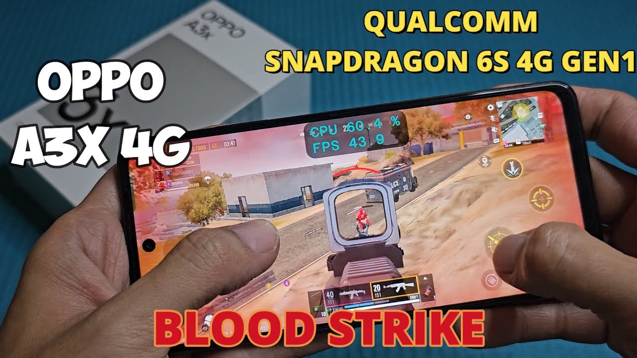 Blood Strike in Oppo A3x 4G - YouTube