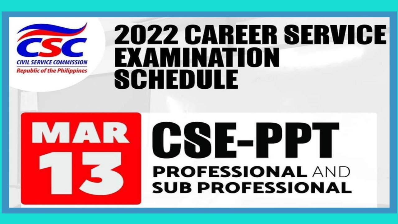 CIVIL CERVICE EXAM 2022 - YouTube