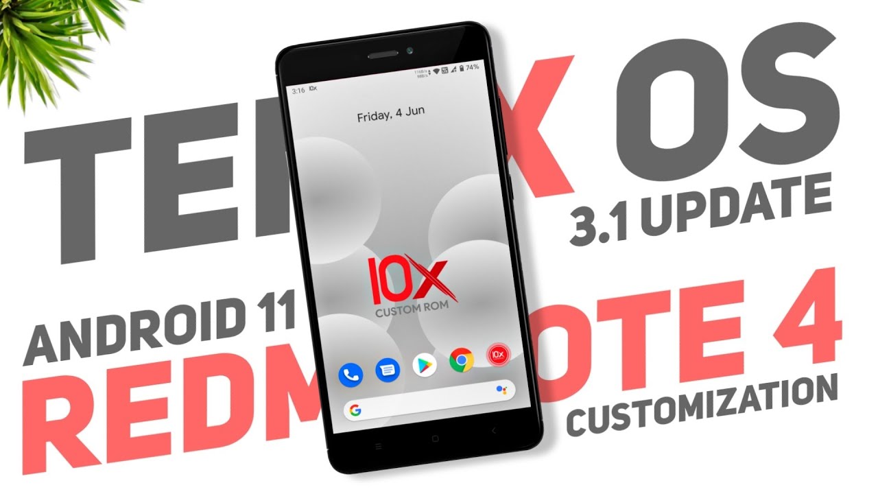 TenX OS 3.1 Flash Rom For Redmi Note 4 | Android 11 | Many Customization | Install & Full Review ...