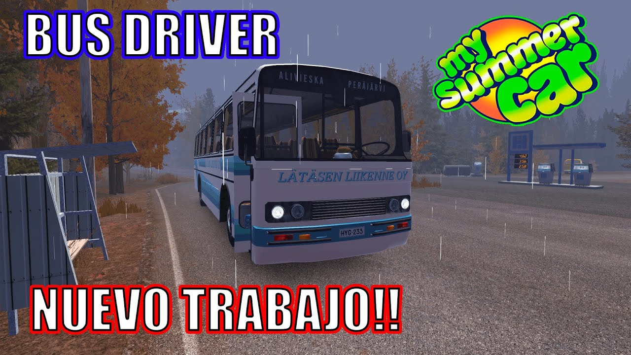 CONDUCTOR DE AUTOBÚS EN PERAJARVI 🤣 | My Summer Car | Gameplay Español ...