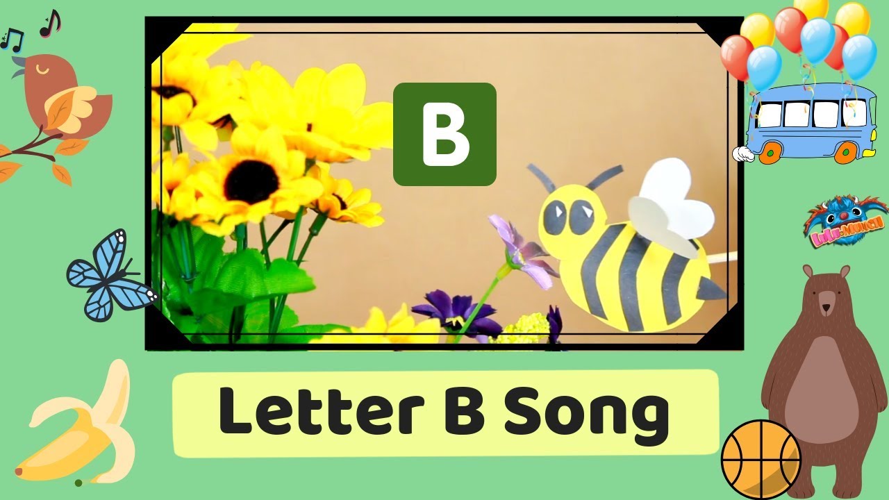 The Letter B Song | Educational Videos for Kids | Learning the Alphabet ...