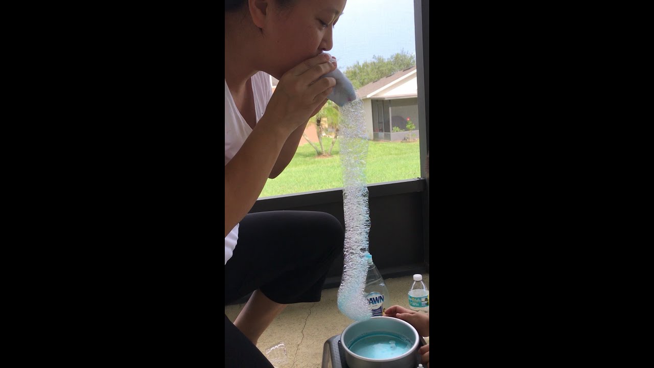 Ryan's world Experiment - - Rainbow Bubble Blowing at our home - YouTube