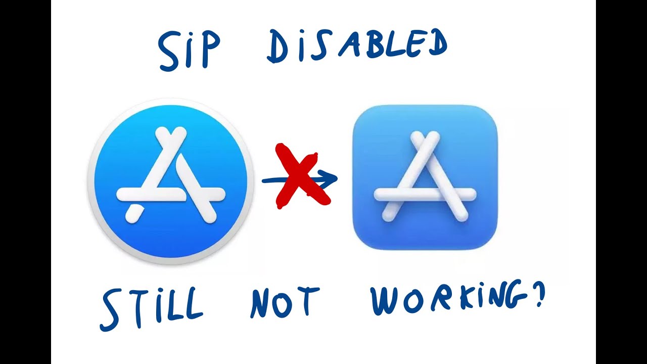 SIP DISABLED but still CAN'T CHANGE native APPS ICONS? - fix (macOS ...