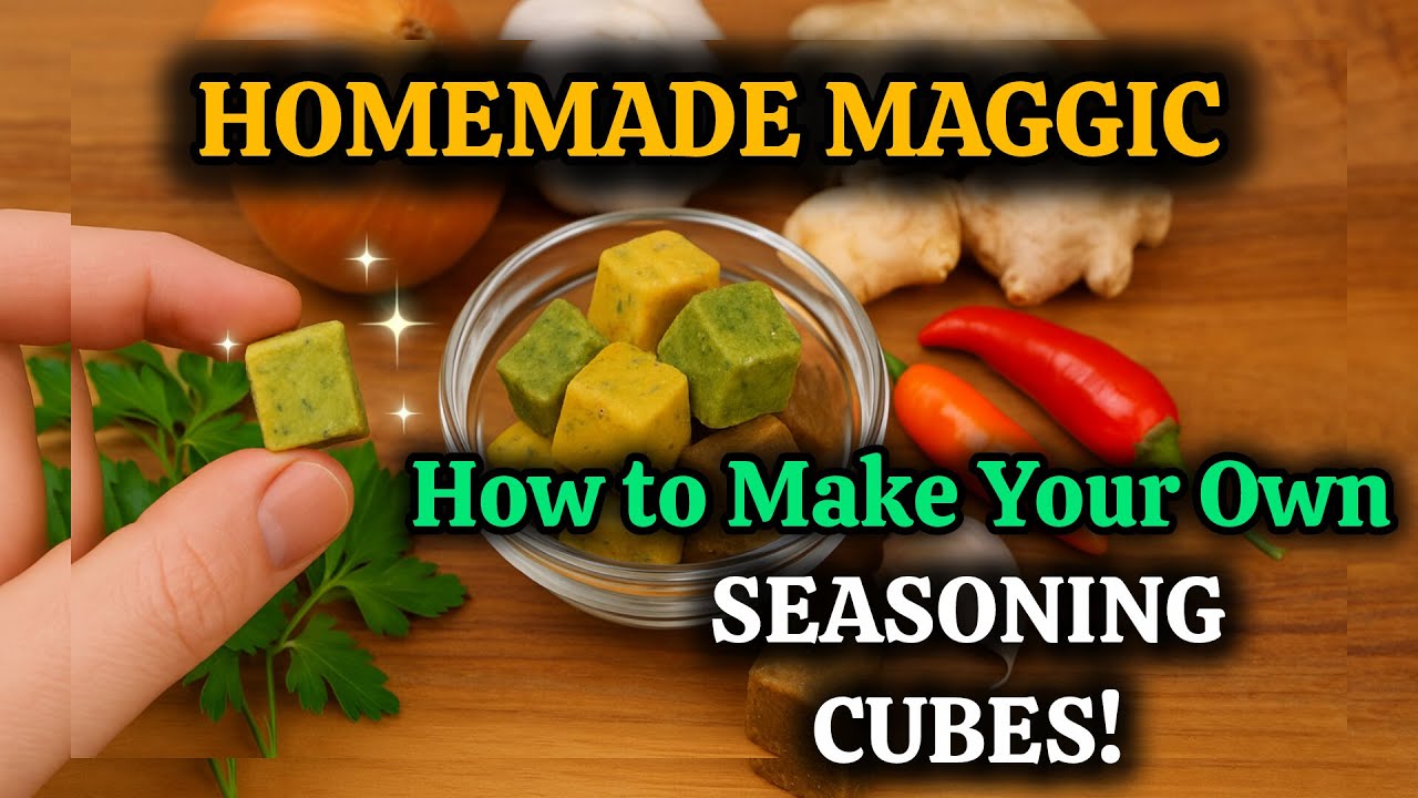 The Secret Behind Perfect Meals Homemade Seasoning Cubes - YouTube
