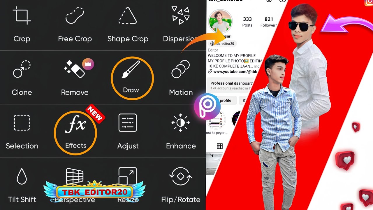 Picsart se photo editing new style 2024 || Picsart se photo editing ...