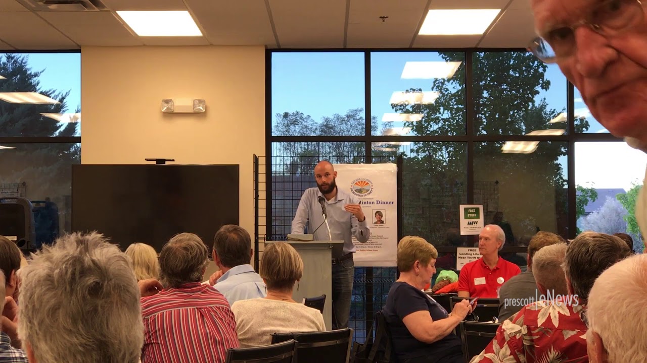 Elliot Alford at Yavapai County Democratic Party Meeting - YouTube