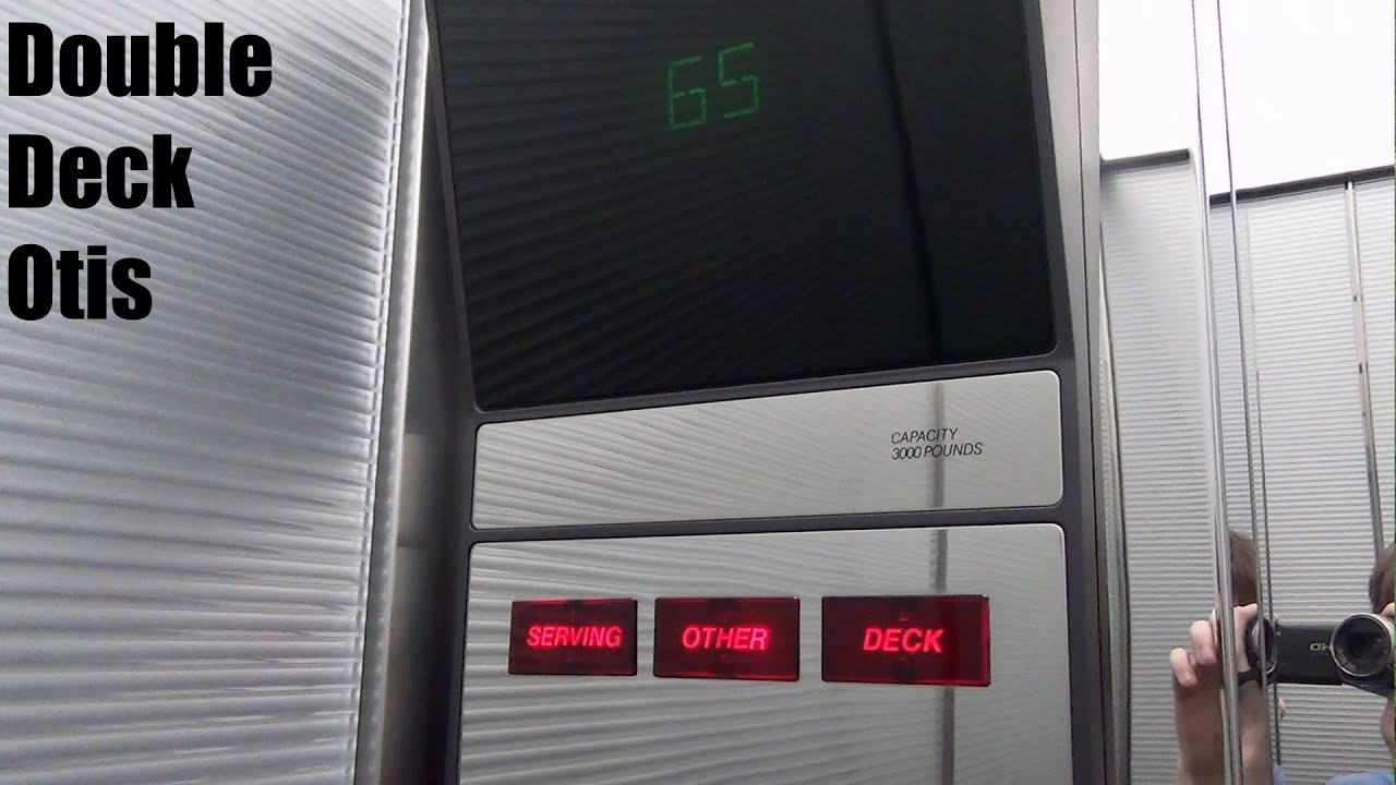 Awesome Otis Double Deck Traction Elevators @ Bank of America Plaza - Dallas, TX - YouTube